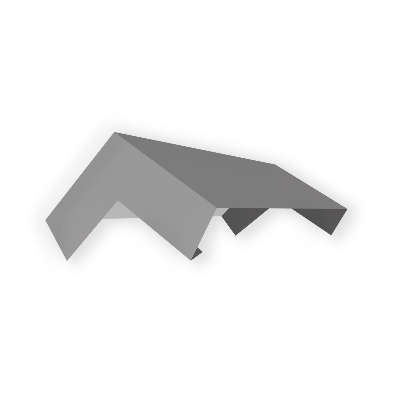 Aluminium Wall Coping Apex Angle - EvoClad