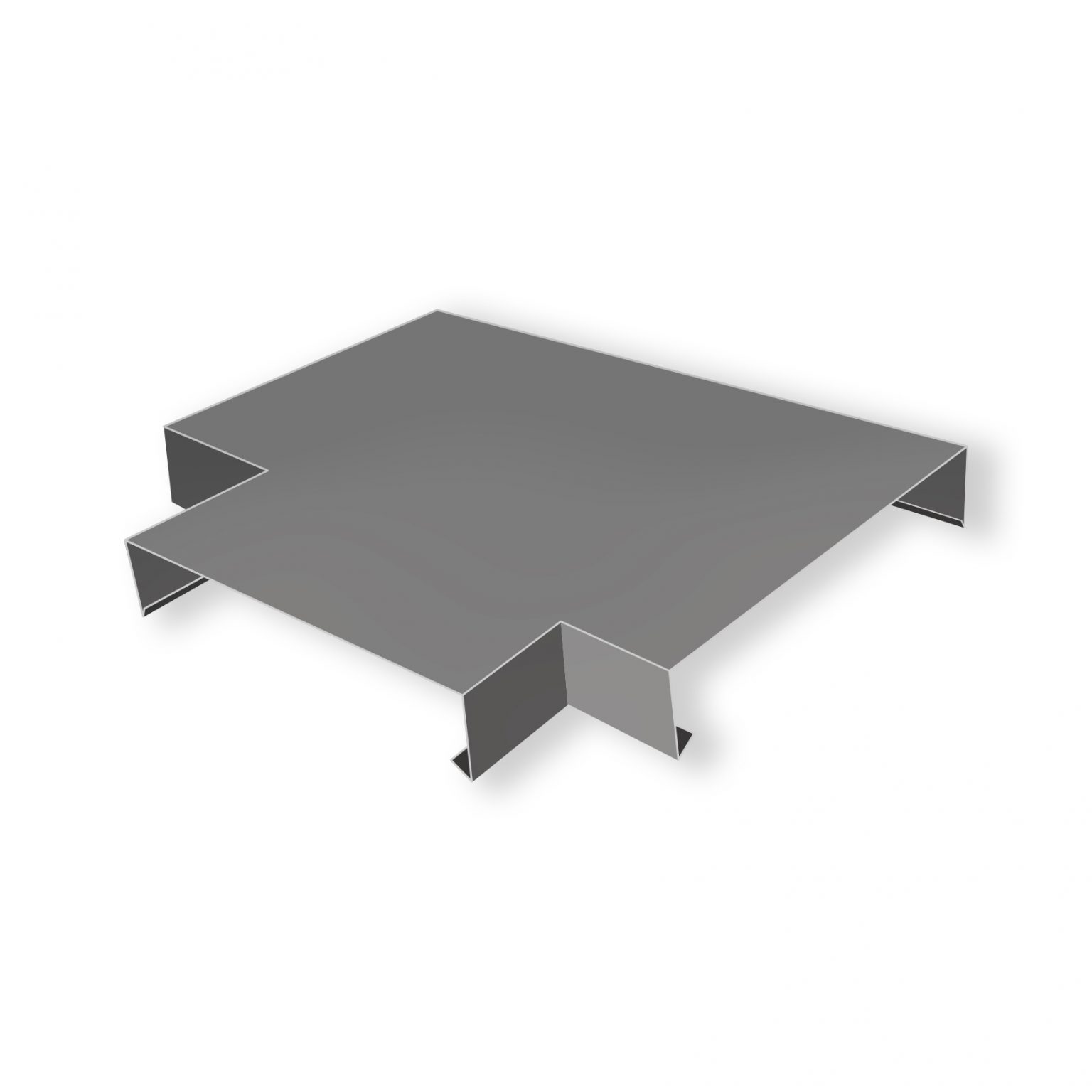 Aluminium Wall Coping Tee Junction - EvoClad