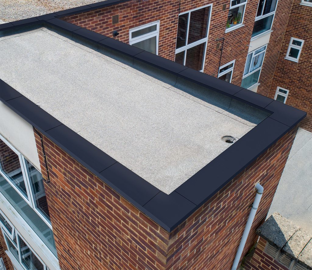 Aluminium Wall Coping Section 3m Length - EvoClad